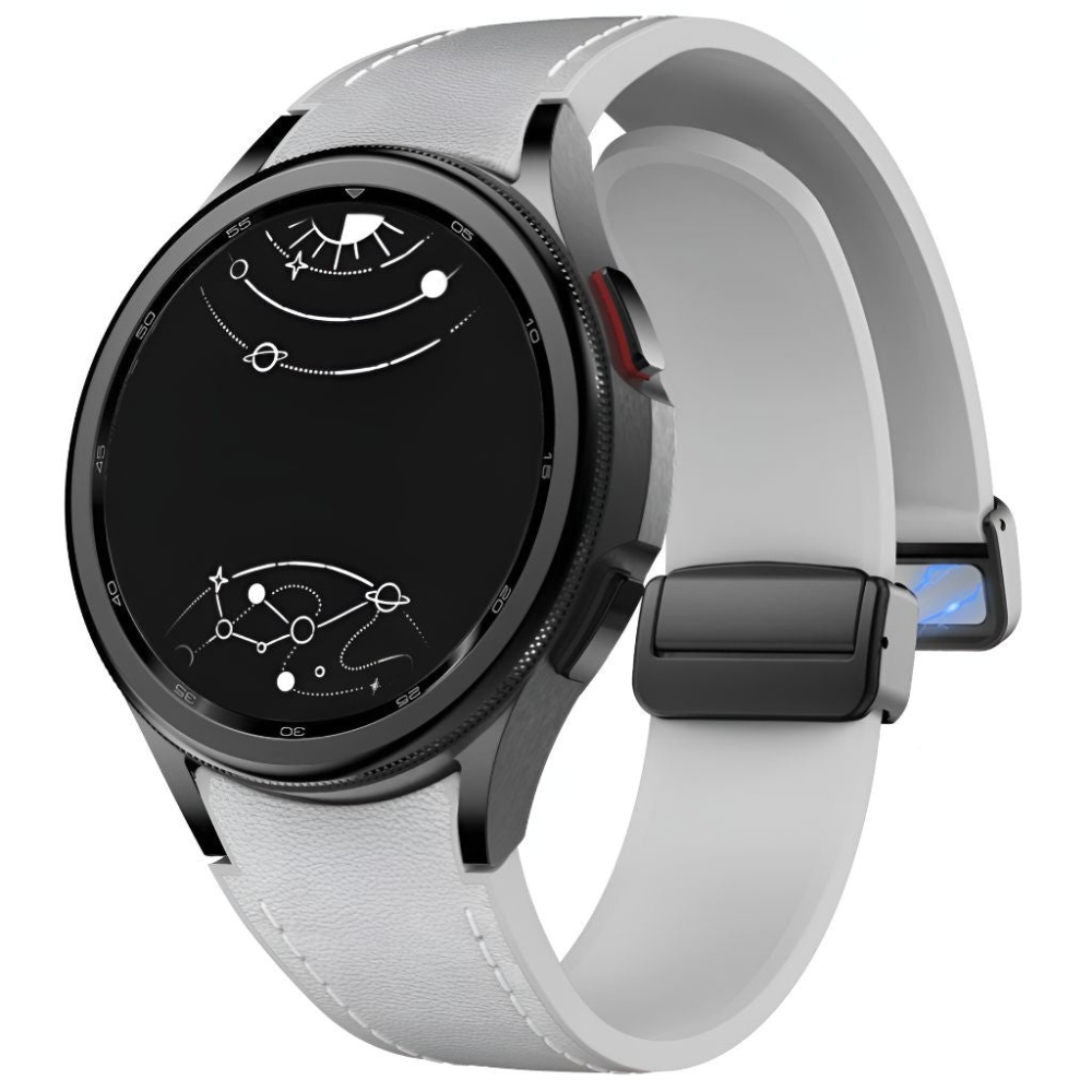 Plurimi Genuine Leather Galaxy Band For Galaxy Watch 4, 5, 5 Pro, 6 And ...